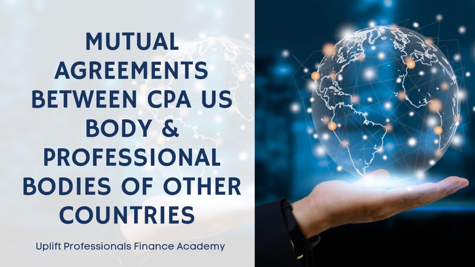 Mutual Recognition Agreements (MRAs) between AICPA/NASBA and ...